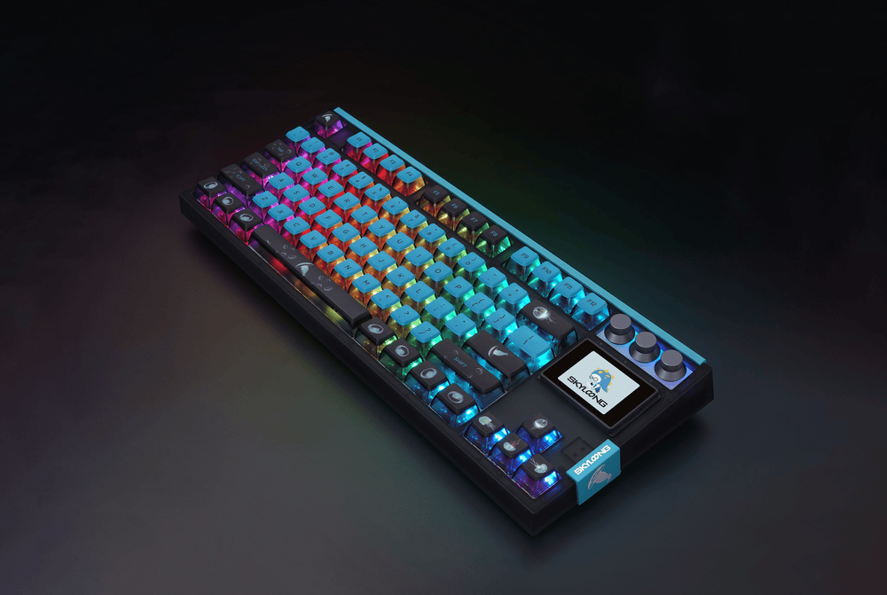 Glacier Skyloong GK87 Pro Wireless/Wired Mechanical Keyboard ...