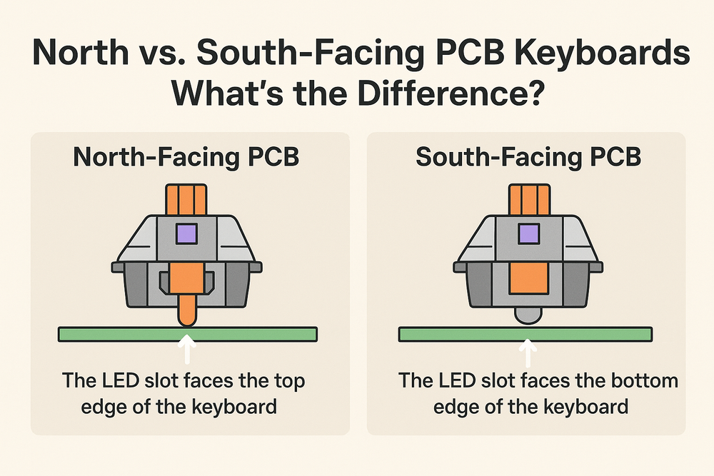 North vs. South-Facing PCB Keyboards: What’s the Difference ...